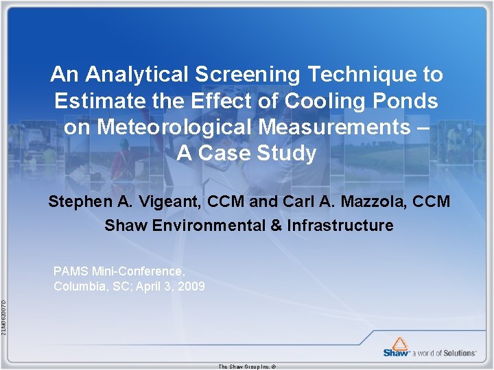 An Analytical Screening Technique to Estimate the Effect
