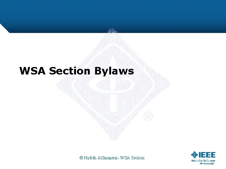 Western Saudi Arabia Section Strategic Plan Organization and