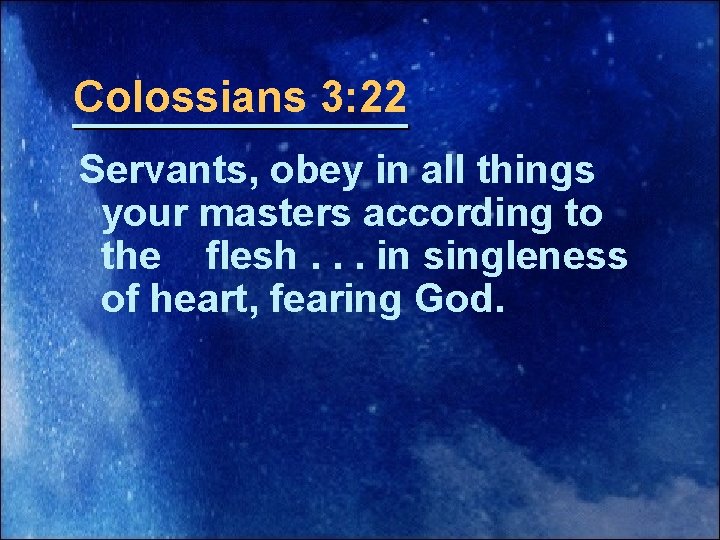 Session 12 Submitting in the Fear of God