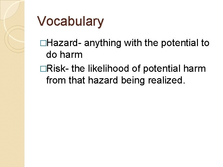 Agricultural Injuries Unit 2 Safety Prepared by Ben