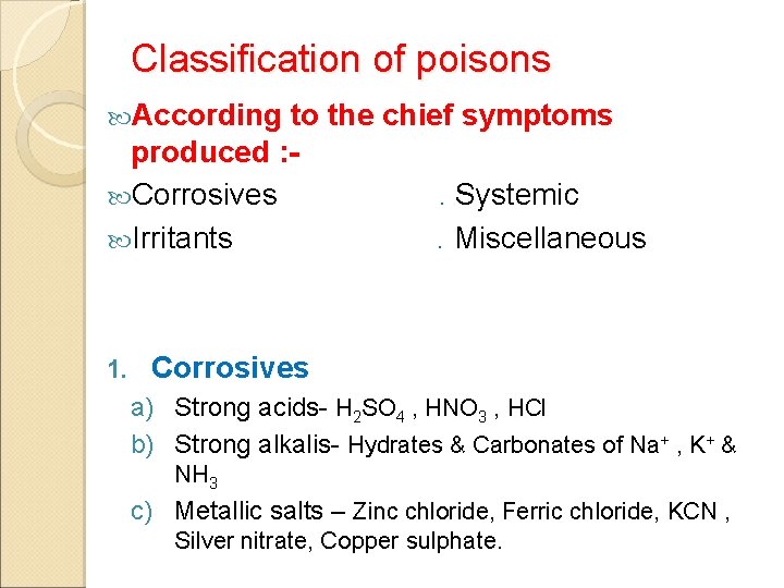 POISONING AND TOXIC EXPOSURES TYPES DIAGNOSIS AND GENERAL