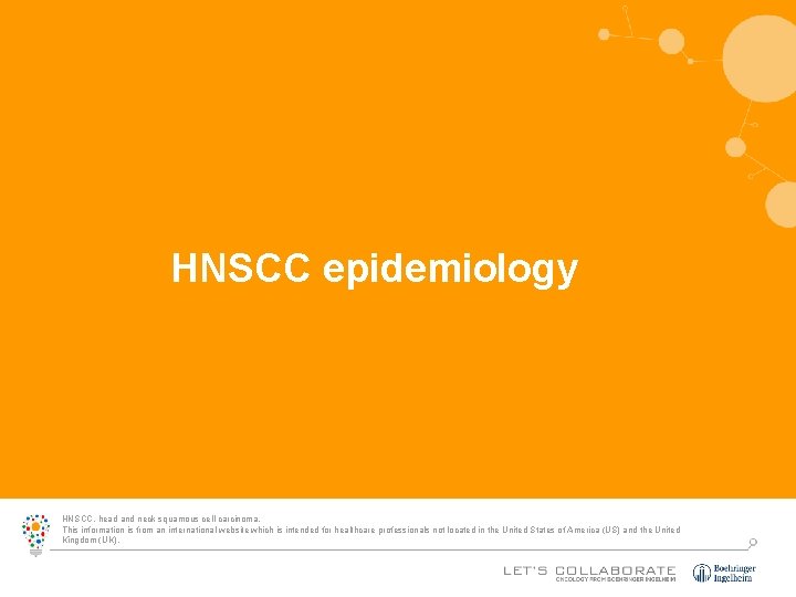 Head and Neck Squamous Cell Carcinoma HNSCC Medical