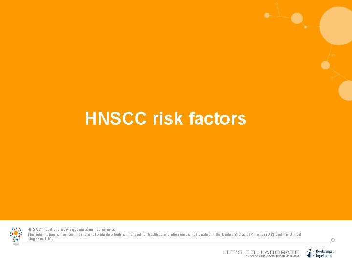 Head and Neck Squamous Cell Carcinoma HNSCC Medical