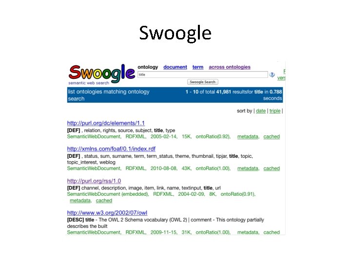 Vocabularies linking and application programming TOOLS FOR LLD