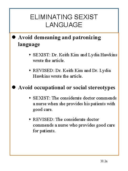 EFFECTIVE WORDS LANGUAGE IN ACADEMIC AND BUSINESS WRITING