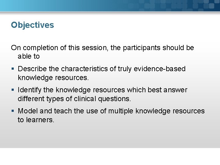 The Right Tool for the Job Teaching Learners