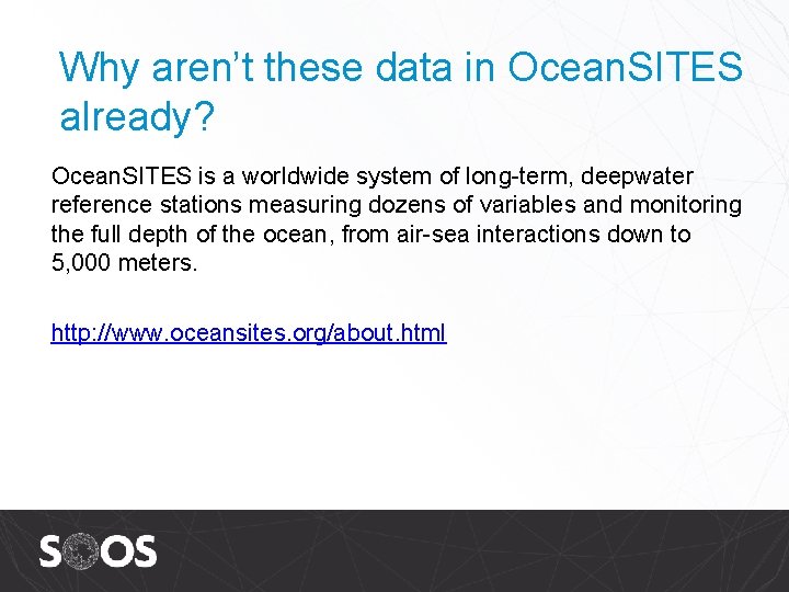 What do we do about the Southern Ocean