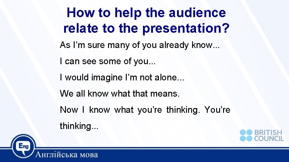 Presentation notes UpperIntermediate Lesson 14 Today we are