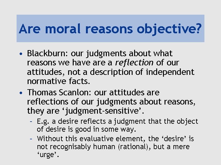 Is morality objective The state of the debate