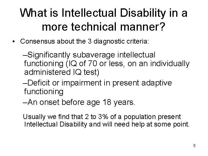 Nunavik Intellectual Disability Screening Project Presentation to General