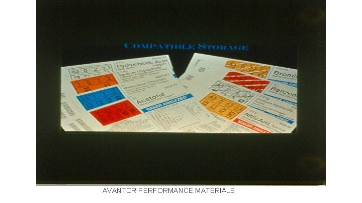 CHEMICAL SAFETY PRESENTATION 1 2 3 4 5