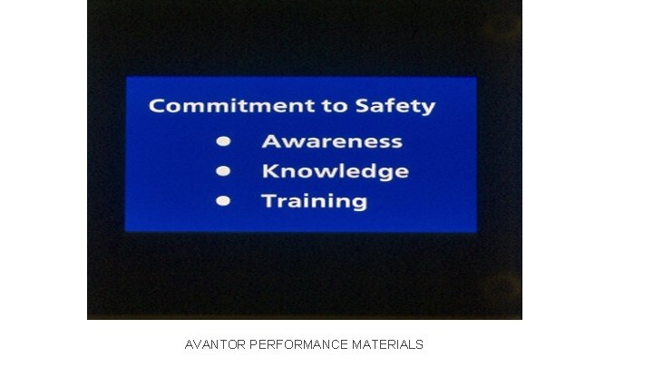CHEMICAL SAFETY PRESENTATION 1 2 3 4 5