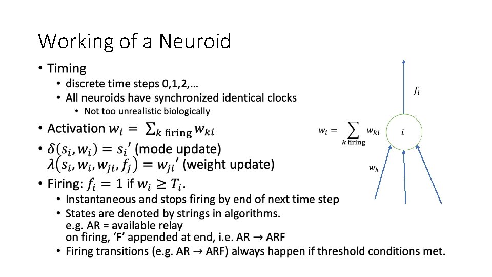 The Neuroidal Model by Leslie Valiant Nishanth Dikkala