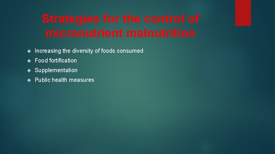 Micronutrient malnutrition a public health problem FUNCTIONAL FOOD