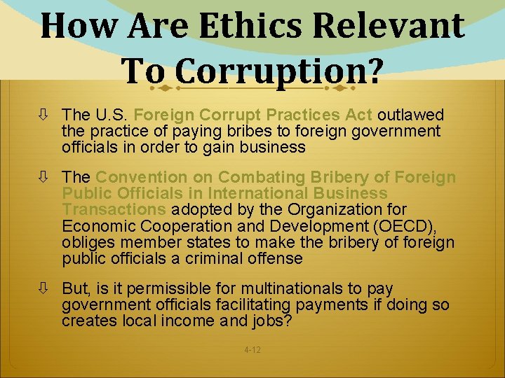 International Business Ethics week 4 Aim By the