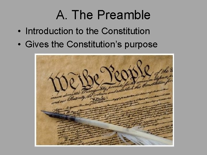 Preamble and Article 1 The U S is