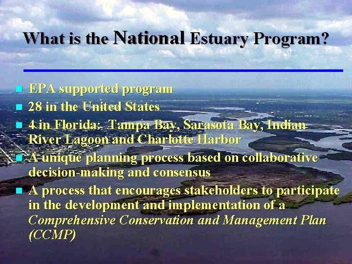 Coastal Charlotte Harbor Monitoring Network by Catherine A