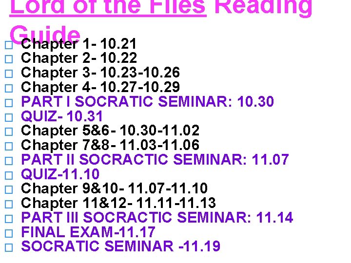 Lord of the Flies Reading Guide Chapter 1