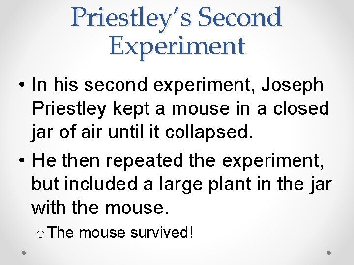 Photosynthesis Introduction to Biology How does a tree