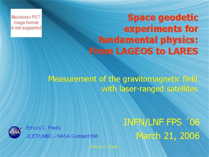 Space geodetic experiments for fundamental physics From LAGEOS