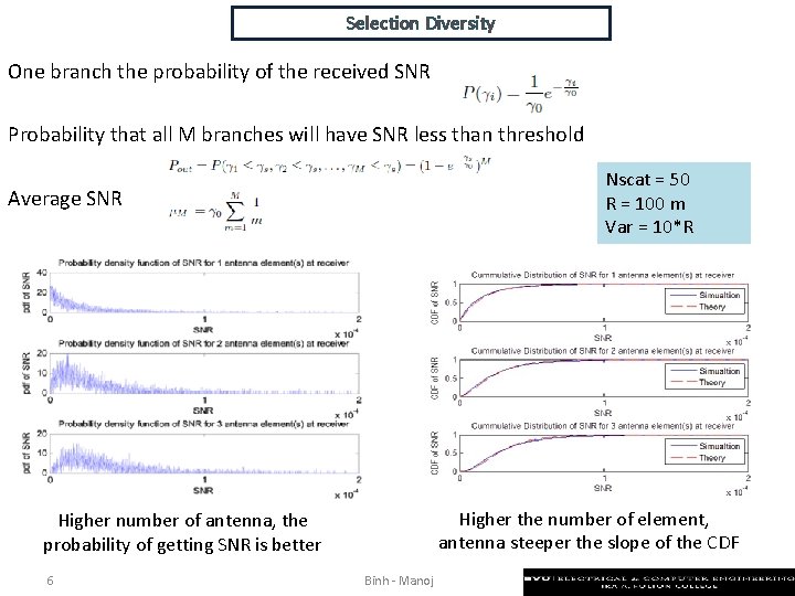 Estimation and analysis of propagation channels based on