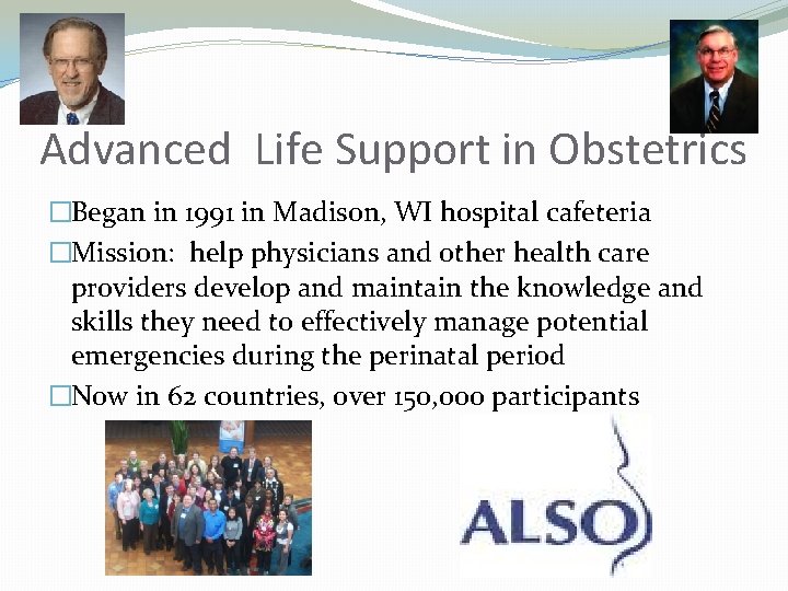 SM SM ALSO BLSO CBLSO and Global ALSO