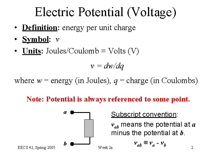 Electric Current Definition rate of positive charge flow