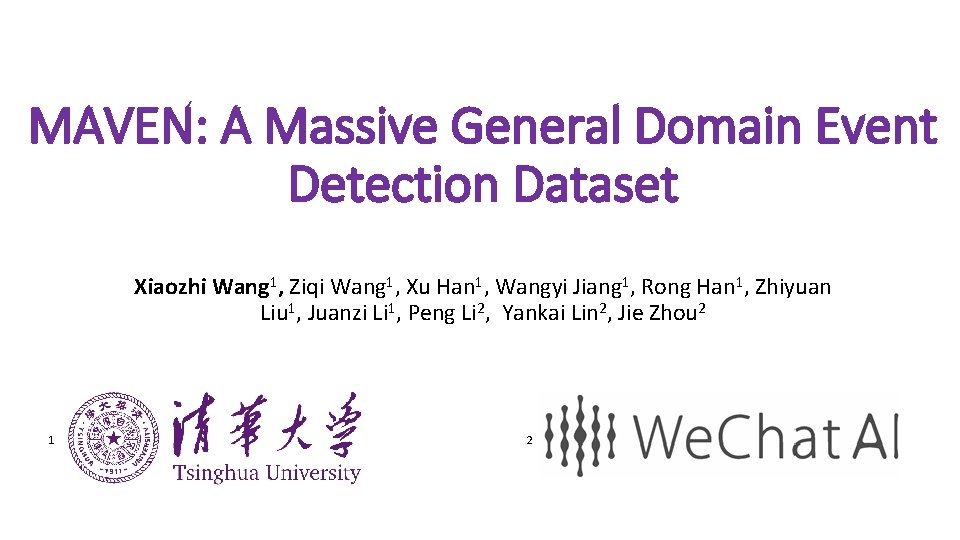MAVEN A Massive General Domain Event Detection Dataset