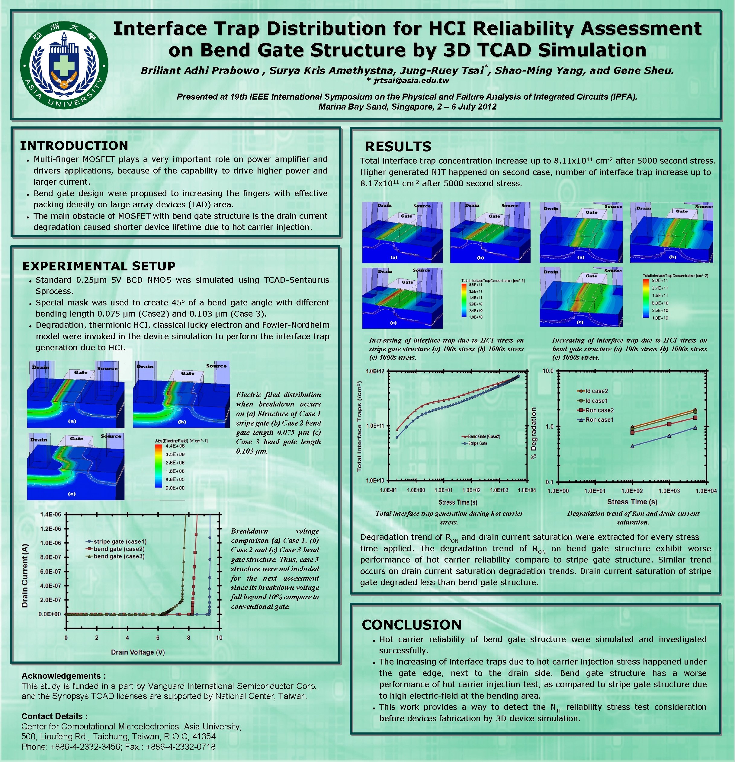 Interface Trap Distribution for HCI Reliability Assessment on