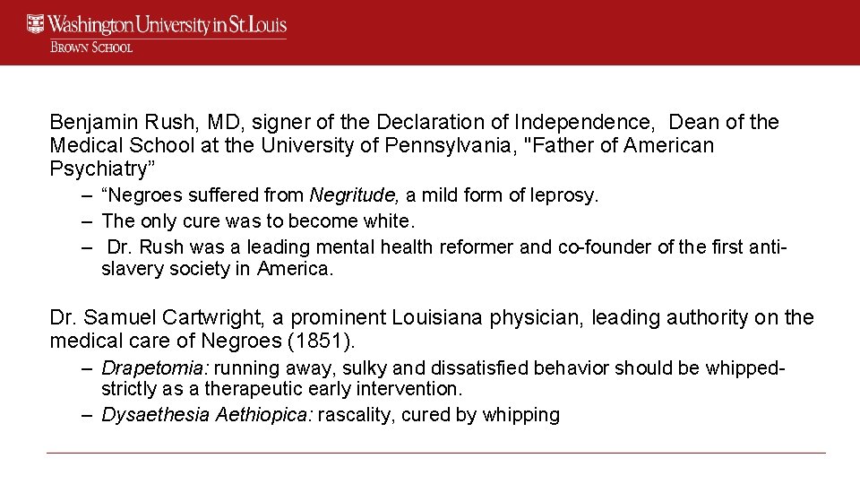 Health Equity Moving Beyond the Legacy of Racism