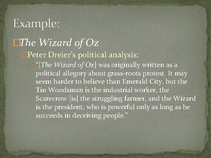 Analysis What is an analysis A type of