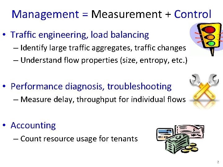 Programmable Measurement Architecture for Data Centers Minlan Yu