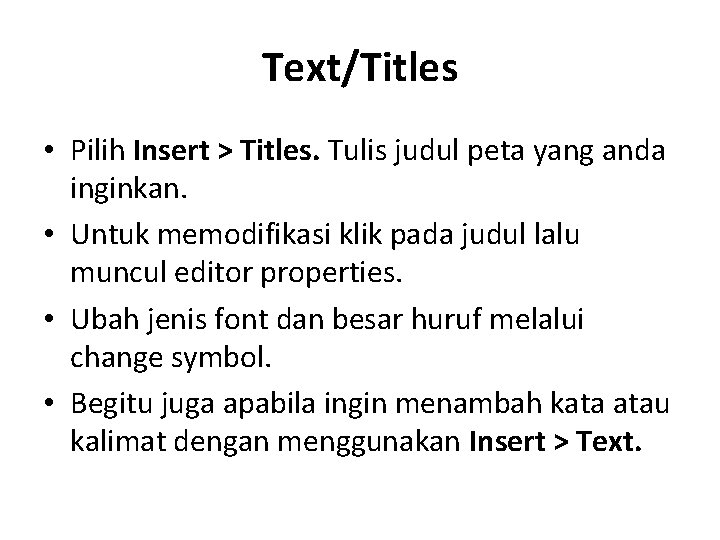 Layout Peta Peta alat peraga yang bertujuan untuk