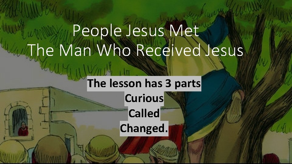 People Jesus Met The Man Who Received Jesus