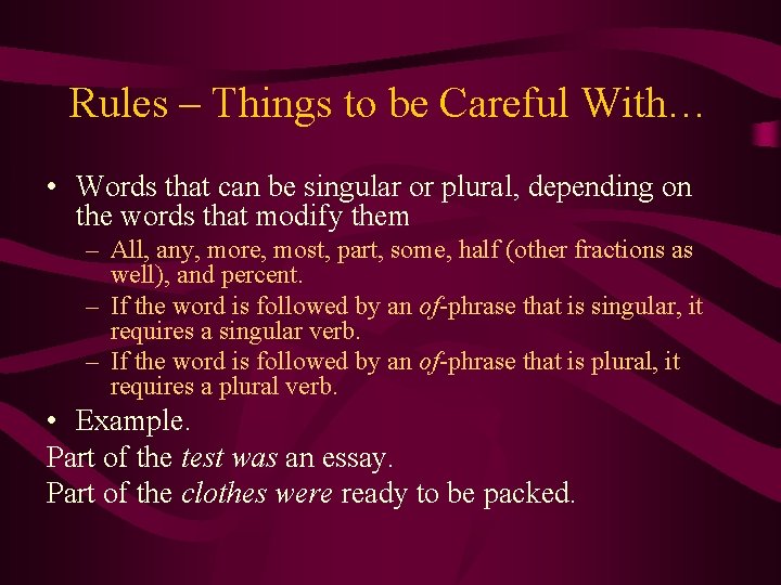 SubjectVerb Agreement What Is It Definition Making the