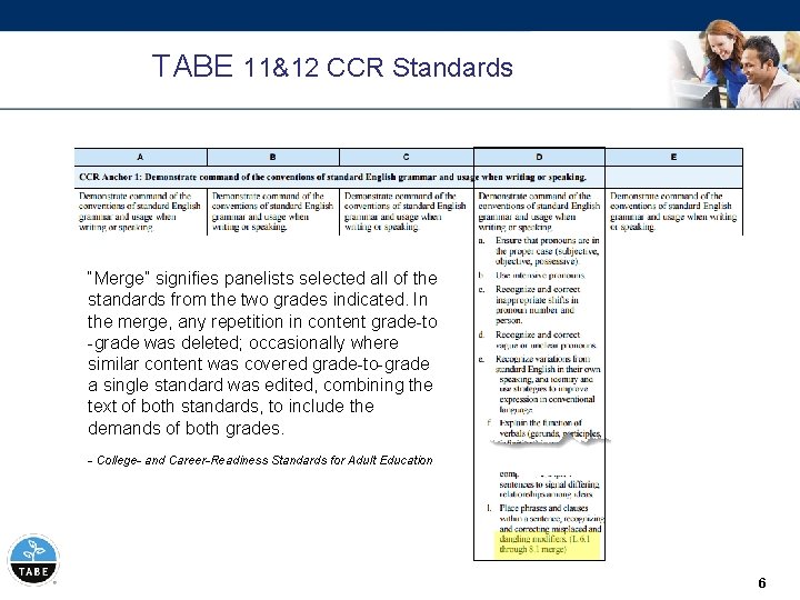 DRC INSIGHT Tests of Adult Basic Education TABE