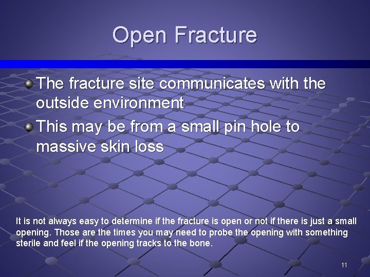 The Language of Fractures How to describe that