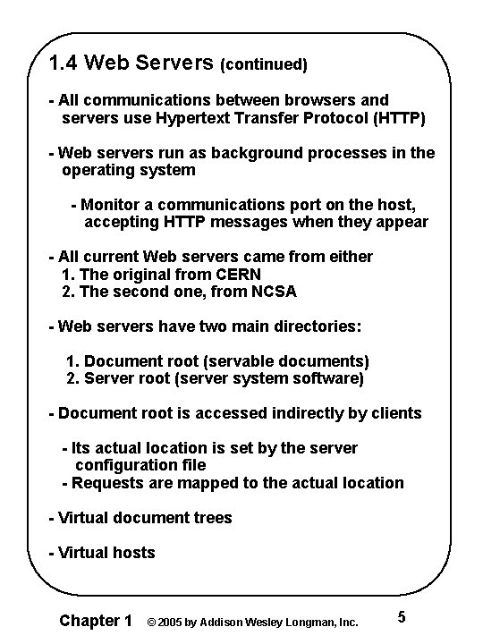 1 1 A Brief Intro to the Internet