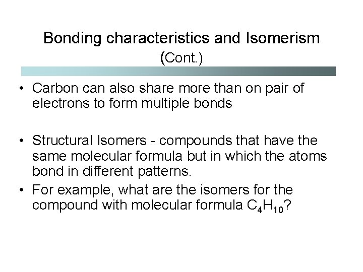 Organic Compounds Alkanes Dr Sean Bonness Chemistry Department