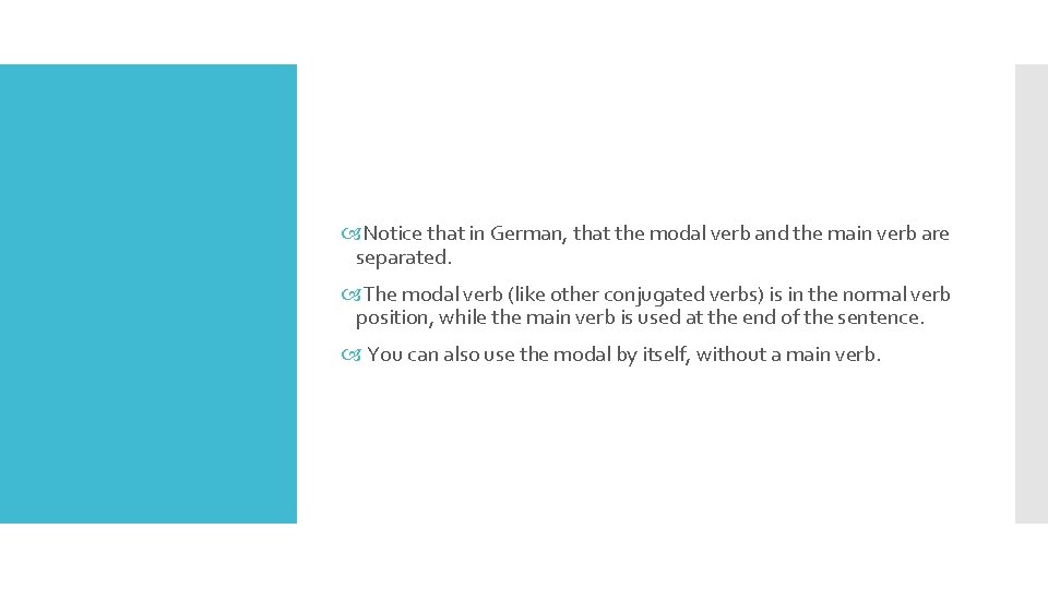 INDEX 1 Modal Verbs Mchten 2 3 rd
