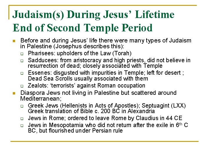 Lecture 3 Formation of Biblical Canon and Introduction