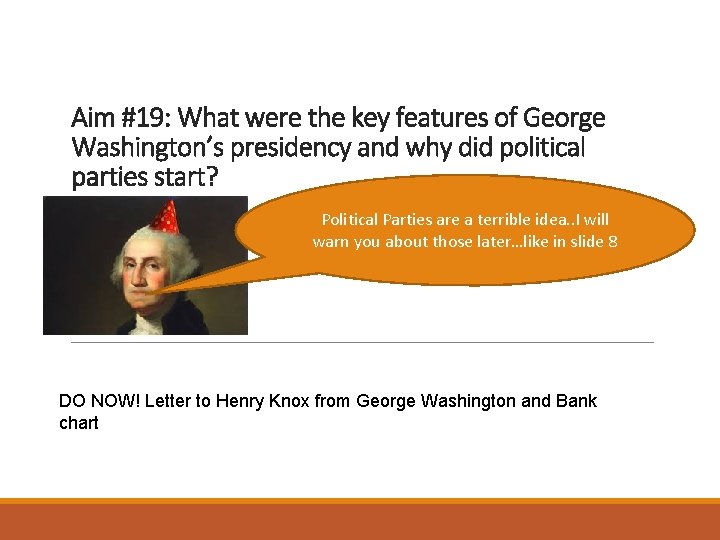 Aim 19 What were the key features of