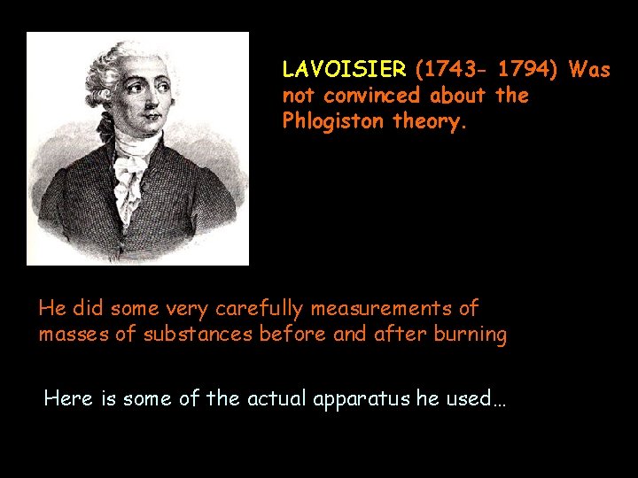 KS 3 BURNING Lavoisier The first chemist Treetops