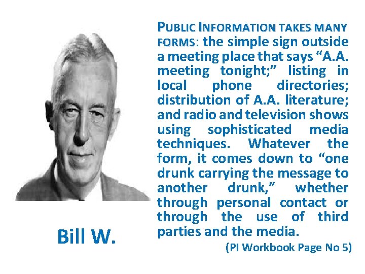 What is Public Information work Why Should AAs