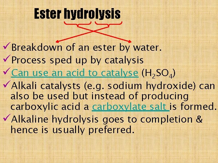 Esters What are they How are they made