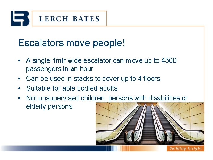 A very brief History of Lifts and escalators