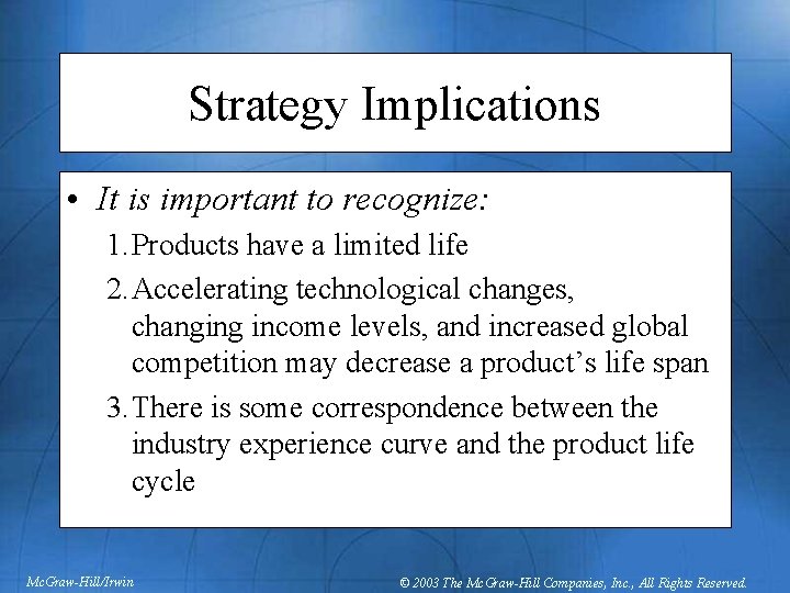 Chapter 14 Pricing Over the Product Life Cycle