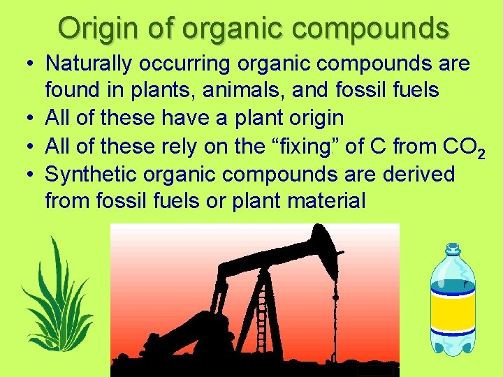 Organic Chemistry BELL RINGER What makes a compound