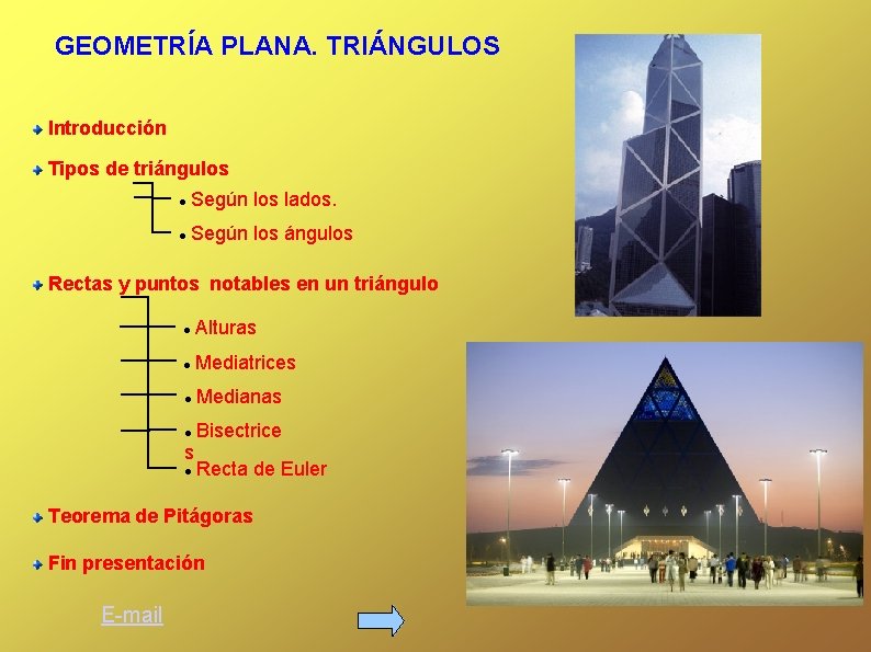 GEOMETRA PLANA LOS TRINGULOS IES SAN FELIPE NERI
