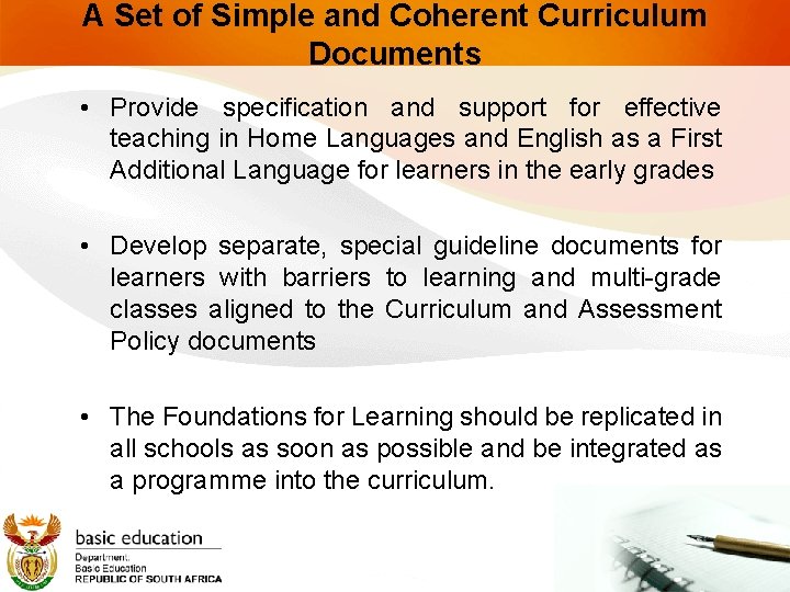 NCS Implementation Review Task Team Report CEM Decisions